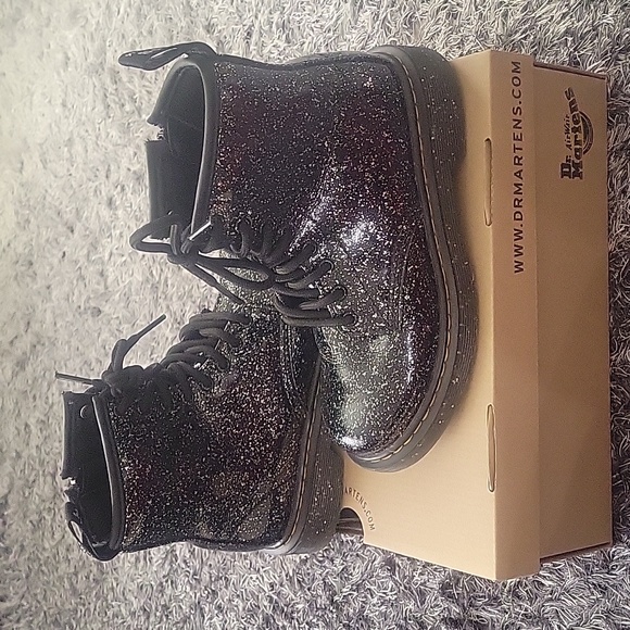 Dr. Martens | Shoes | Dr Martens Girls Cosmic Glitter Boots | Poshmark